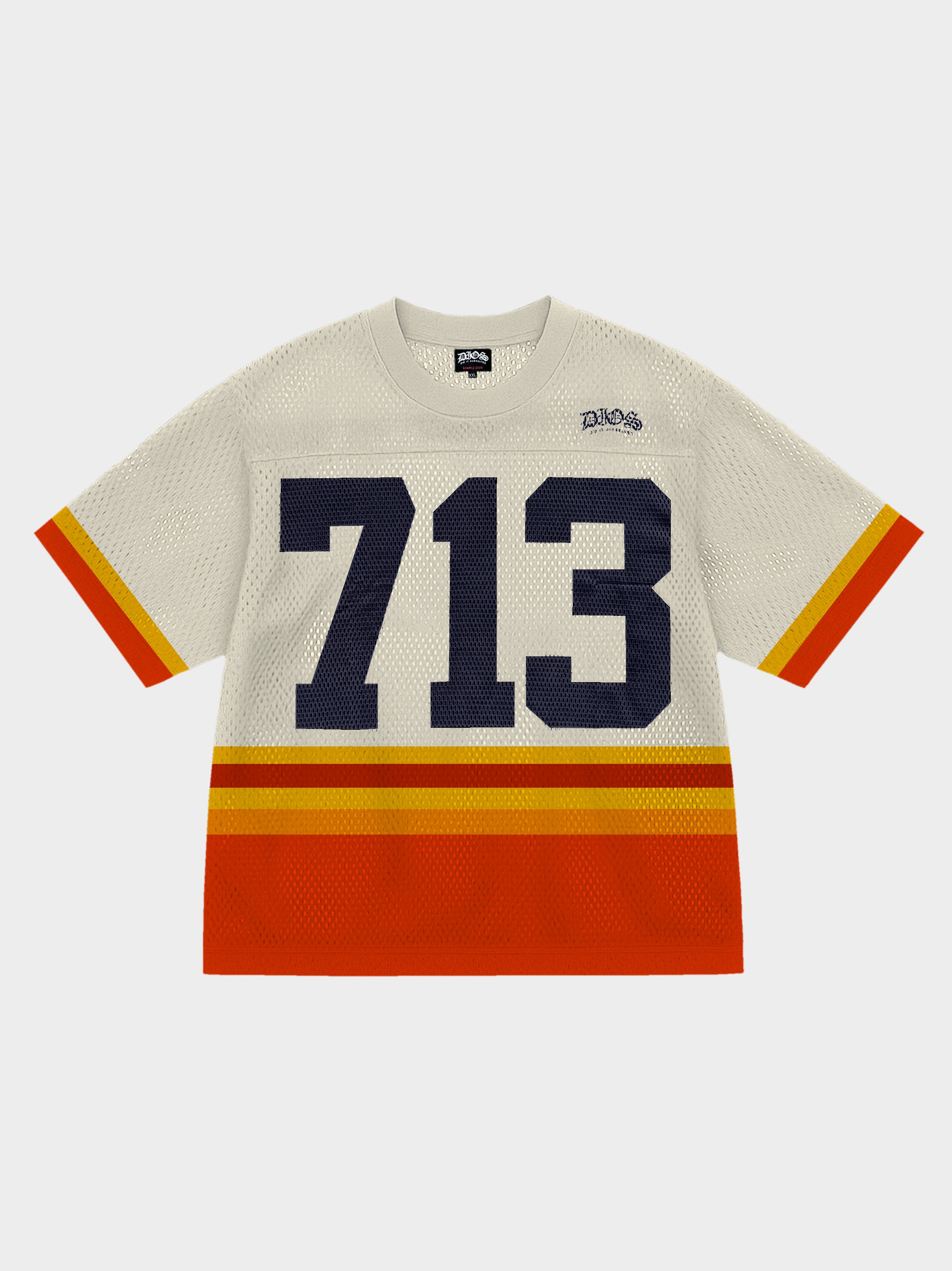DIOS HTOWN JERSEY - 713 (CRM/ORNG) (PRE-ORDER) – DIOS Did It Ourselves